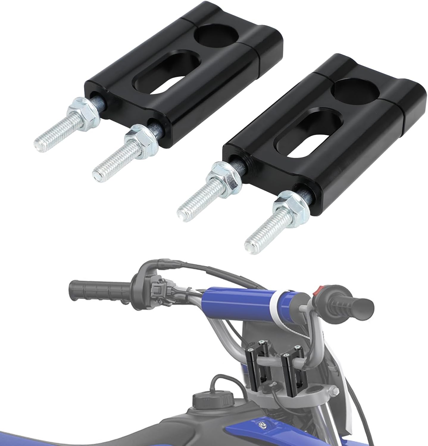 Amazon.com: IUVWISN Dirt Bike Handlebar Risers 7/8 22mm Handle Bar ...