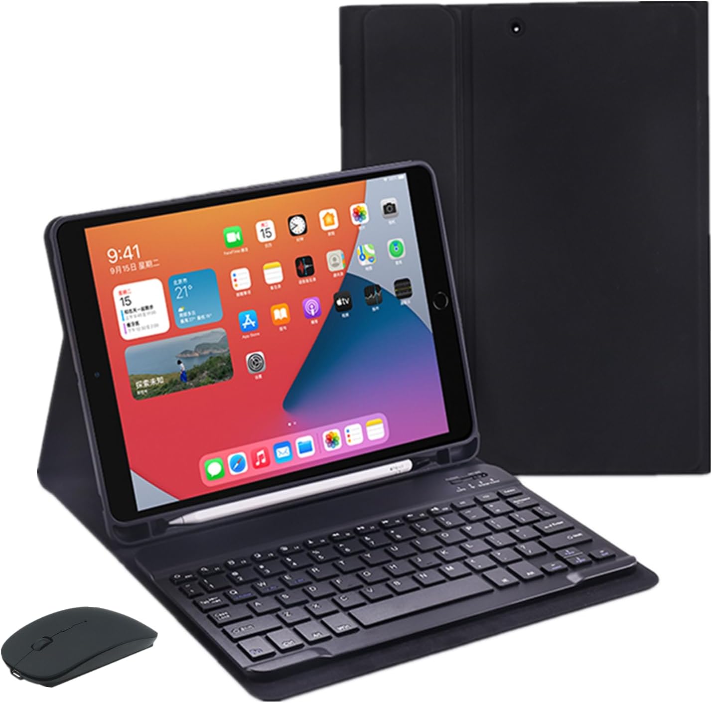 Amazon.com: TUNKARMOR Case Keyboard for Samsung Galaxy Tab A9 Plus / A9 ...