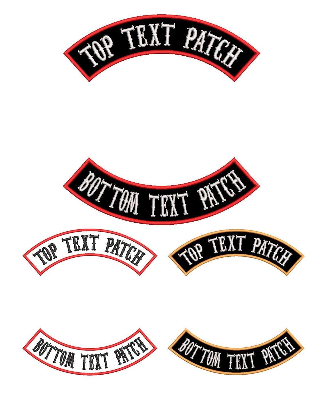 Amazon.com: XREMB Custom Embroidered Motorcycle Patches 2pcs ...