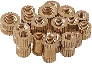 Amazon.com: Rivet Nuts,Insert Nuts,Socket NutsMultiple Specifications 20pcs Brass Injection ...