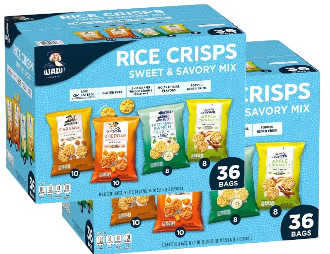 Amazon.com: Rice Crisps, Variety Pack-Sweet & Savory mix- 36 Count (2 ...