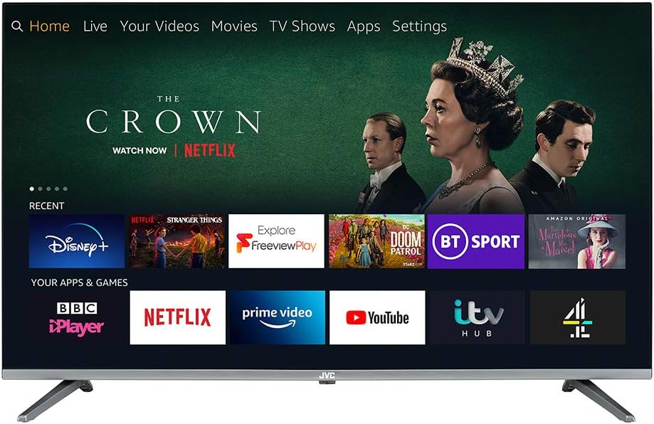 JVC LT-32CF600 Fire TV Edition 32" Smart HD Ready LED TV: Amazon.co.uk ...