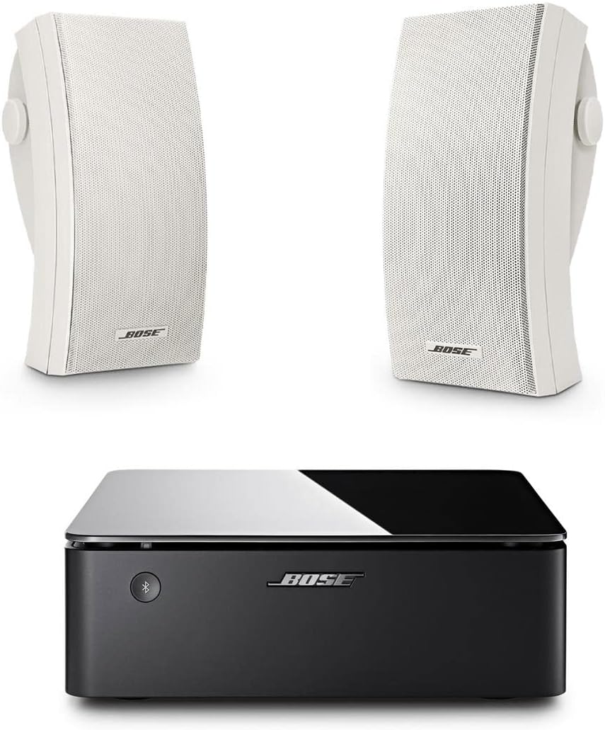 Amazon.com: Bose 251 Outdoor Environmental Speakers (Pair), White with Music Amplifier : Electronics
