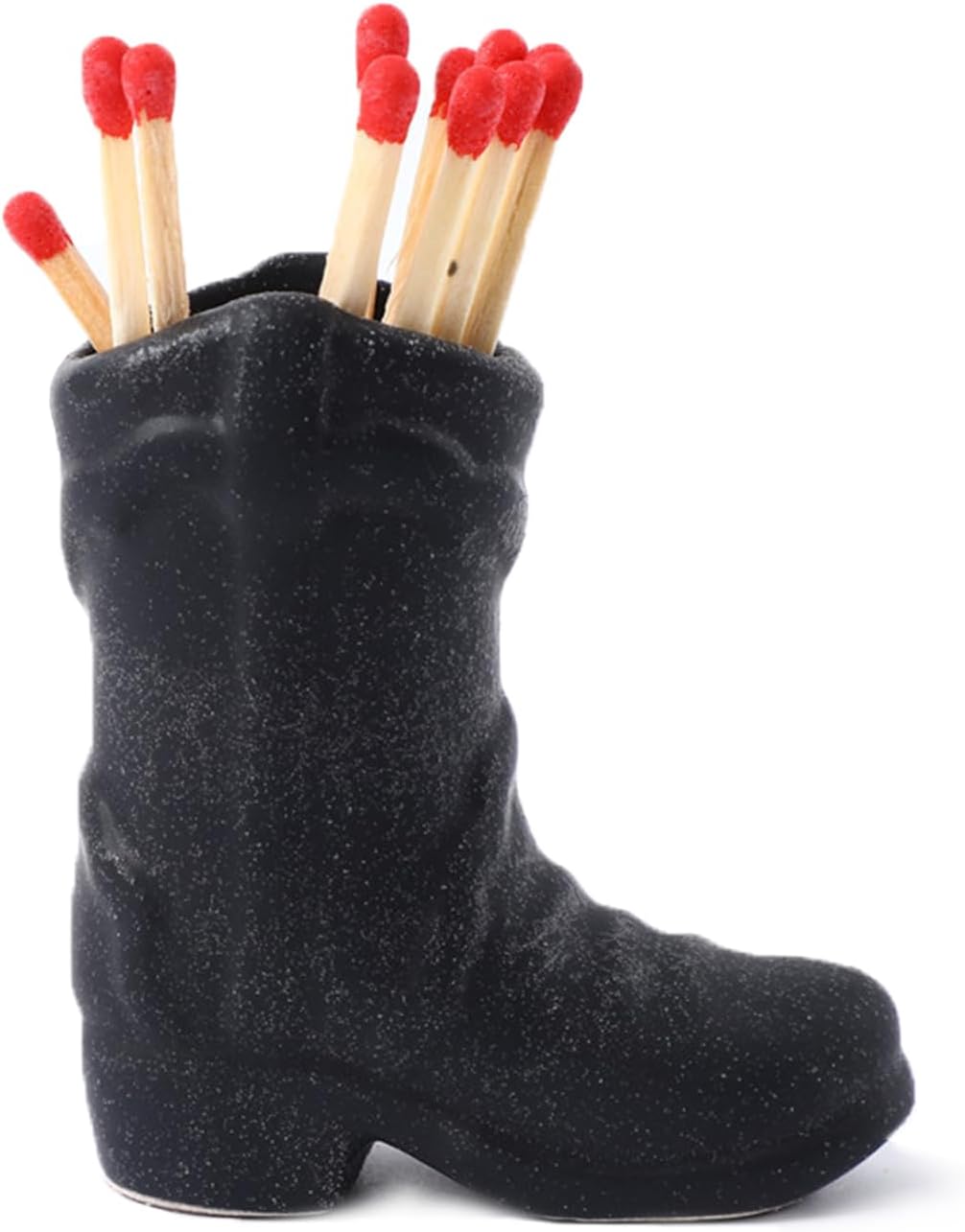 Amazon.com: Cowboy Boot Match Holder, Ceramic Match Box for All Matches ...
