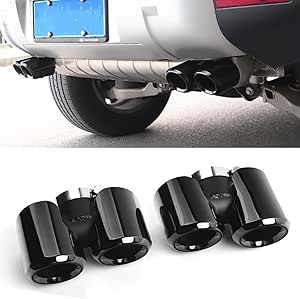 Amazon.com: Tail Exhaust Muffler Tip Pipes For Land Rover Defender 90 ...