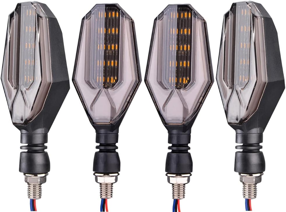 ELTRON TURBO DC Power U SHAPE Style Blinker Bright AMBER And BLUE LED ...