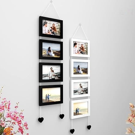 READY 2 DECOR Hanging Photo Frame Set of 8 Picture Frames for Wall ...