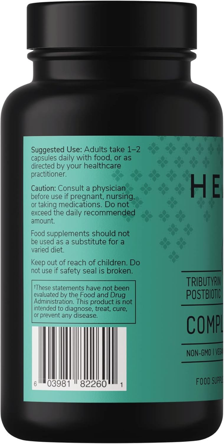Healus Suplemento postbiótico completo a base de tributirina Absorción ...