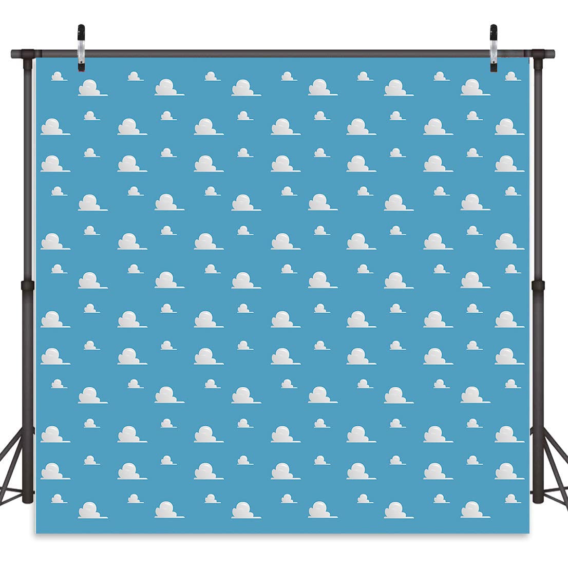 8x8ft Blue Sky White Cloud Step And Repeat Photography Backdrop ...