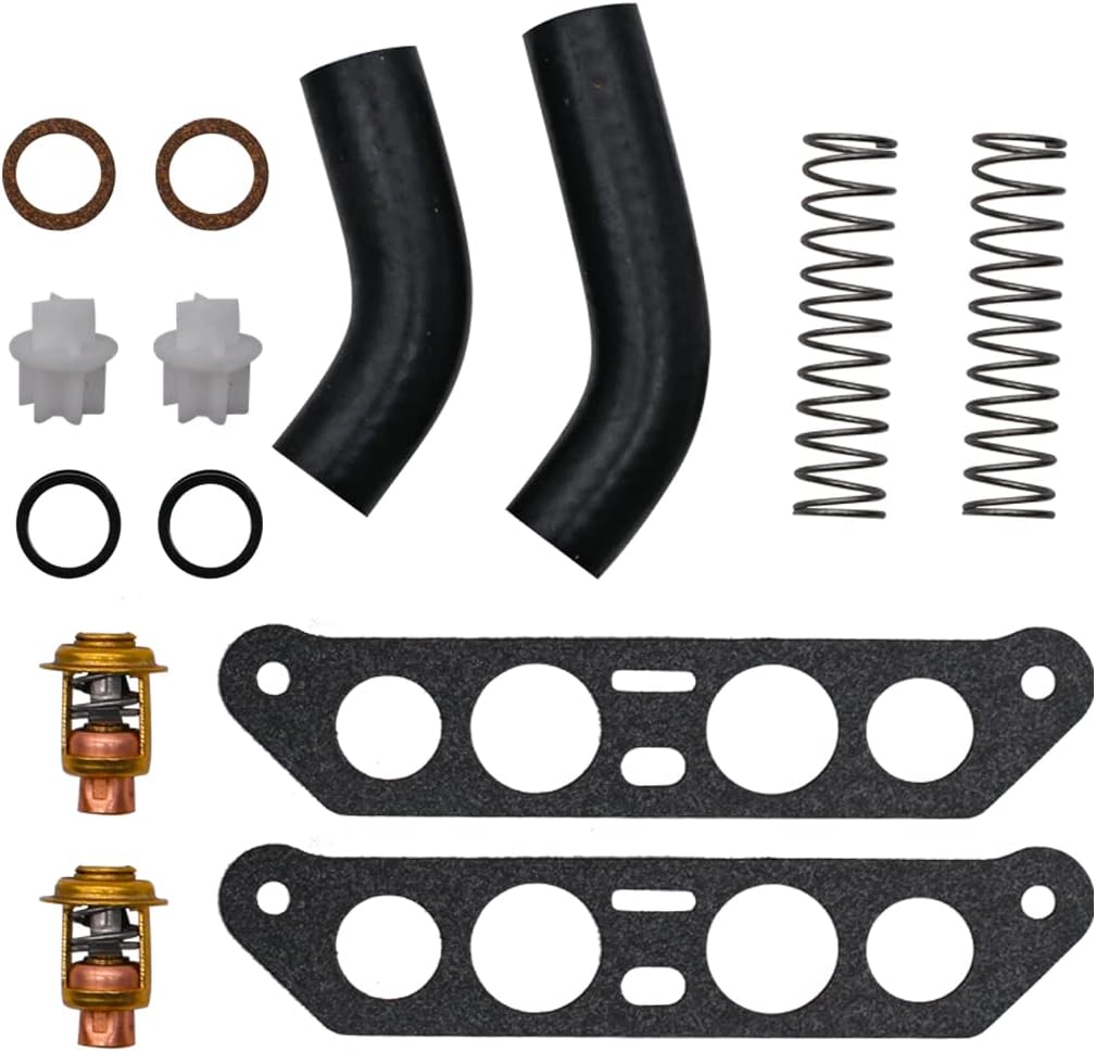 Amazon.com: JDLLONG 18-3673 Thermostat Kit for Johnson Evinrude 85 88 ...