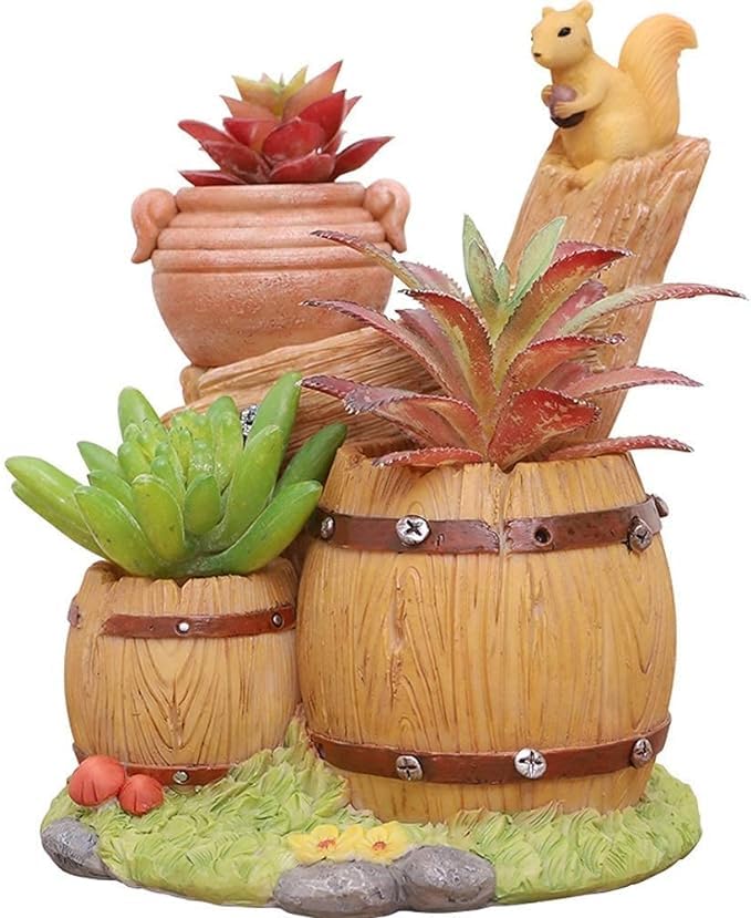 Rare Bird Ceramic Multilevel Flower Pot Planter - Flower Garden ...