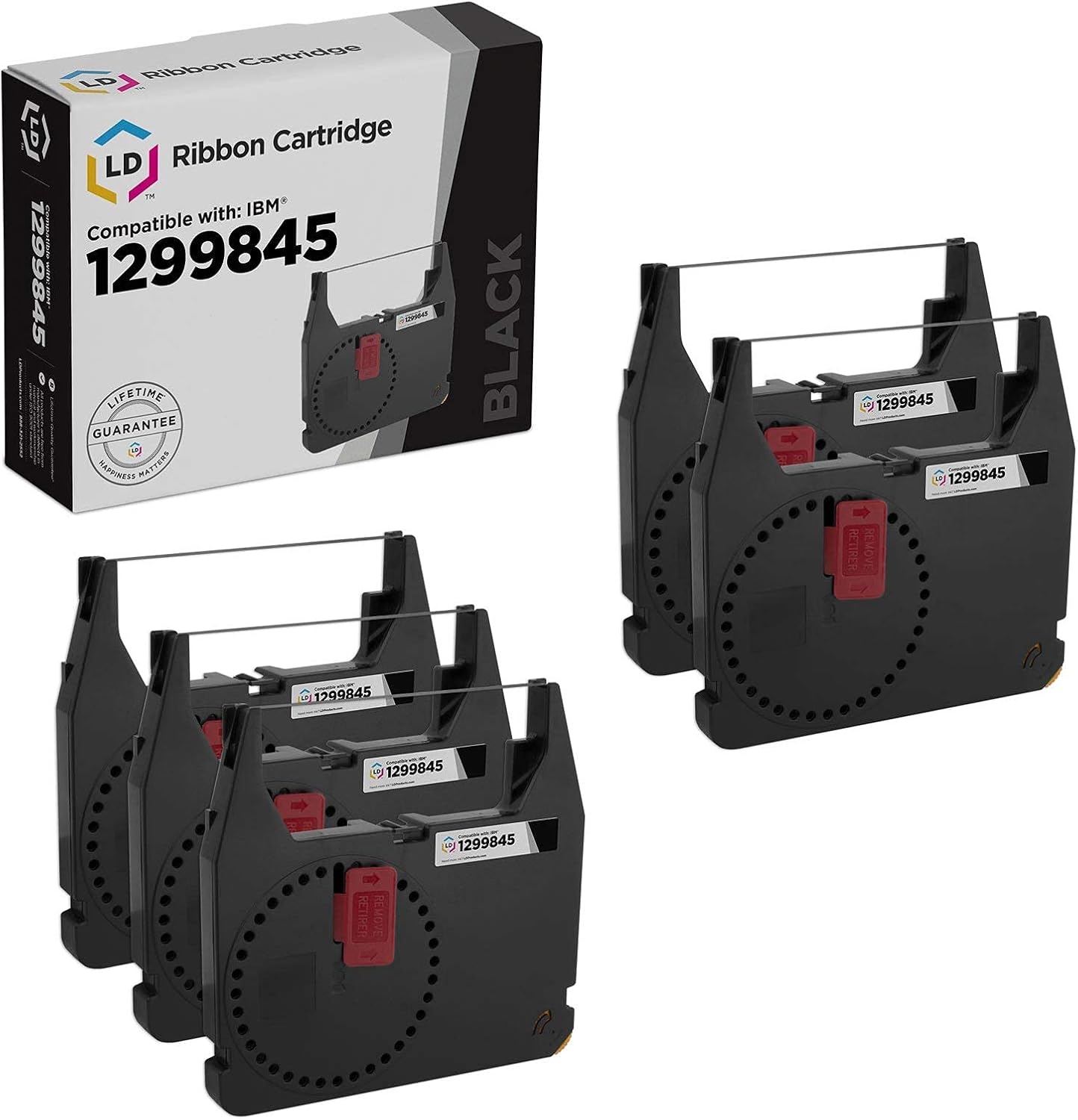 Amazon.com: LD Products Compatible Printer Ribbon Cartridge Replacement ...