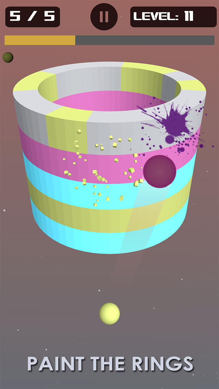 Splash Paint It Free - Paint a Tower with The Paint Ball - Addictive ...