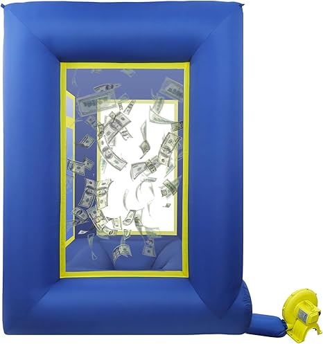 Amazon.com: DNYSYSJ Inflatable Cash Cube with 2 Air Blowers Commercial ...