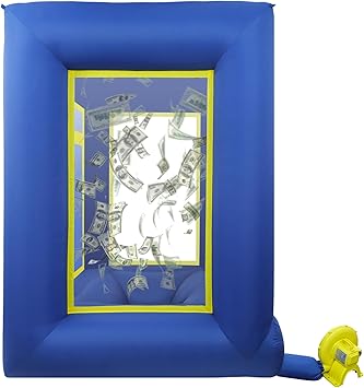 Amazon.com: DNYSYSJ Inflatable Cash Cube with 2 Air Blowers Commercial ...