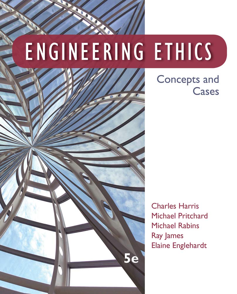 Amazon.com: Engineering Ethics: Concepts and Cases: 9781133934684: Harris Jr., Charles ...