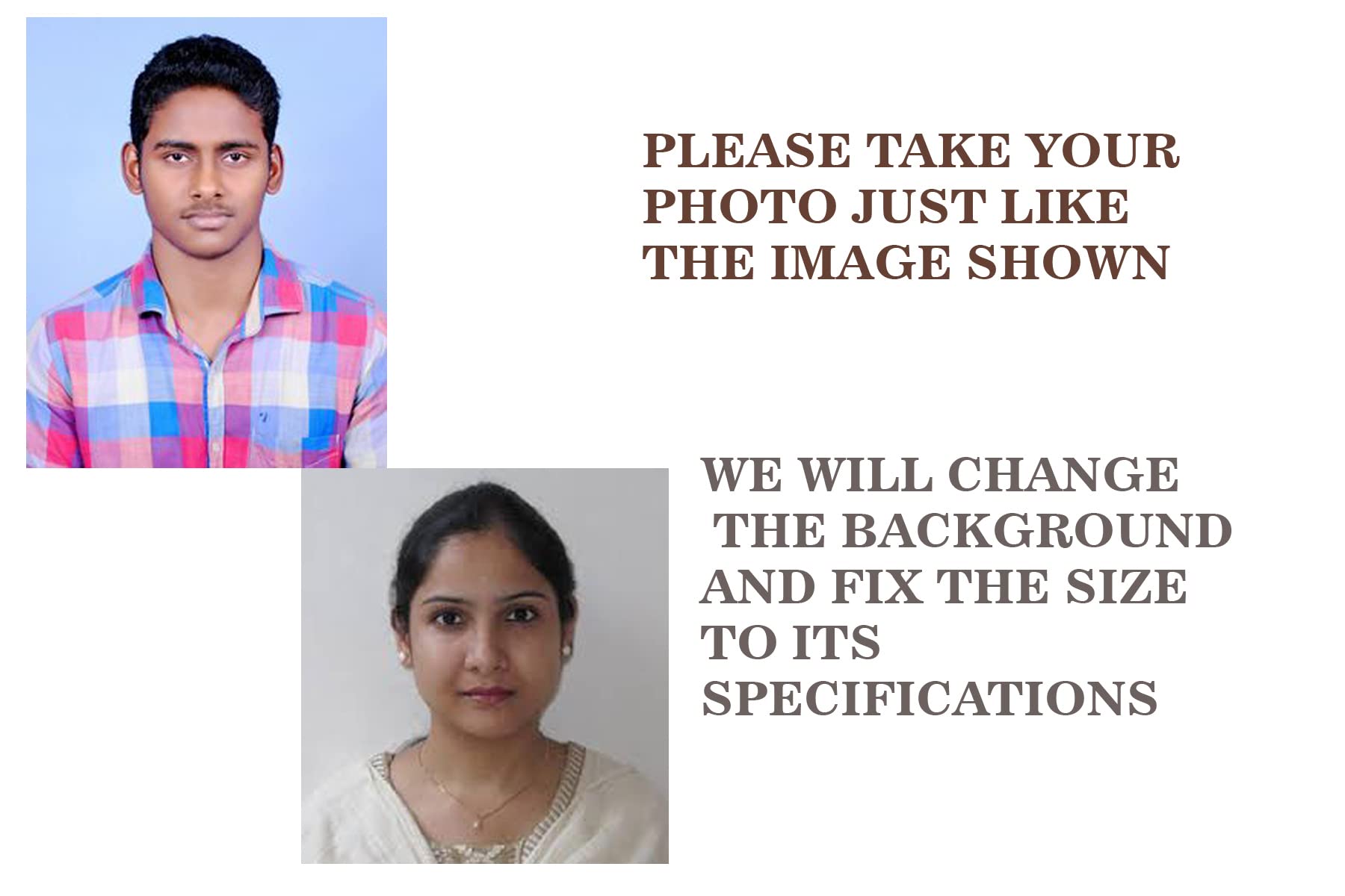 Indian Passport Size Photo