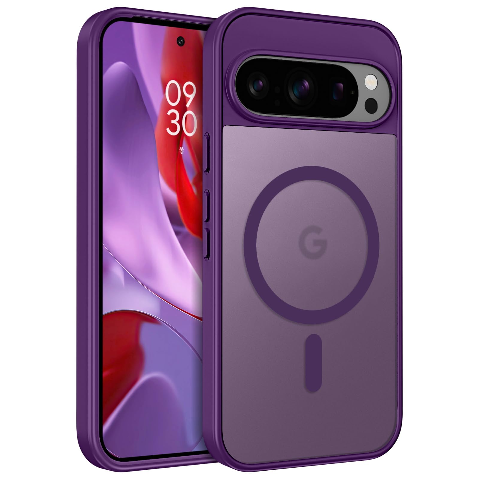 Amazon.com: BENTOBEN for Google Pixel 9 Pro XL Case [Compatible with Magsafe] Translucent Matte ...