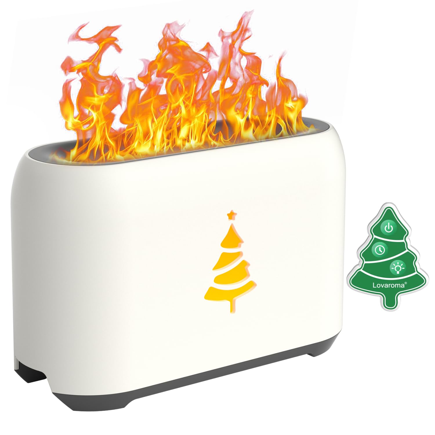 Amazon.com: Flame Diffuser for Essential Oils - 200ml Ultrasonic Aroma ...