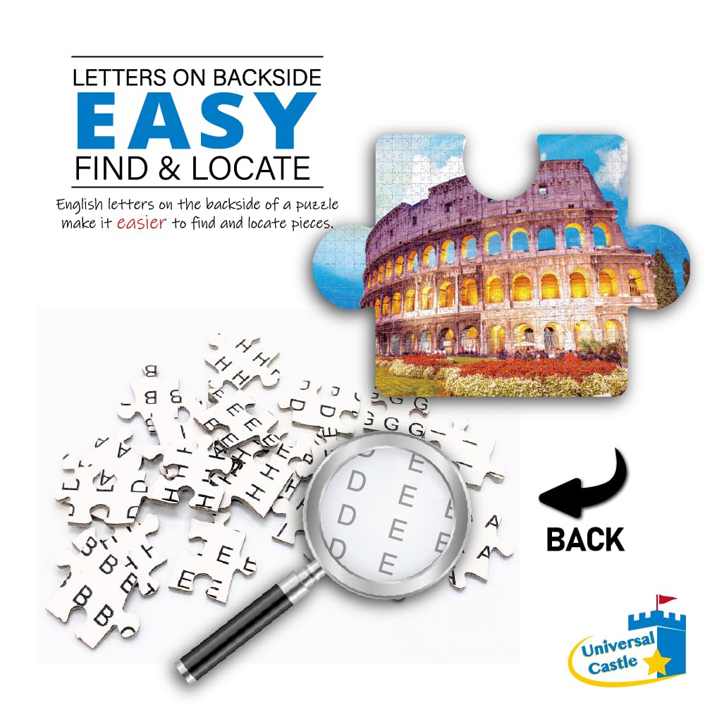 Universal Castle 1000 Pieces Jigsaw Puzzles for Adults Landscape ...