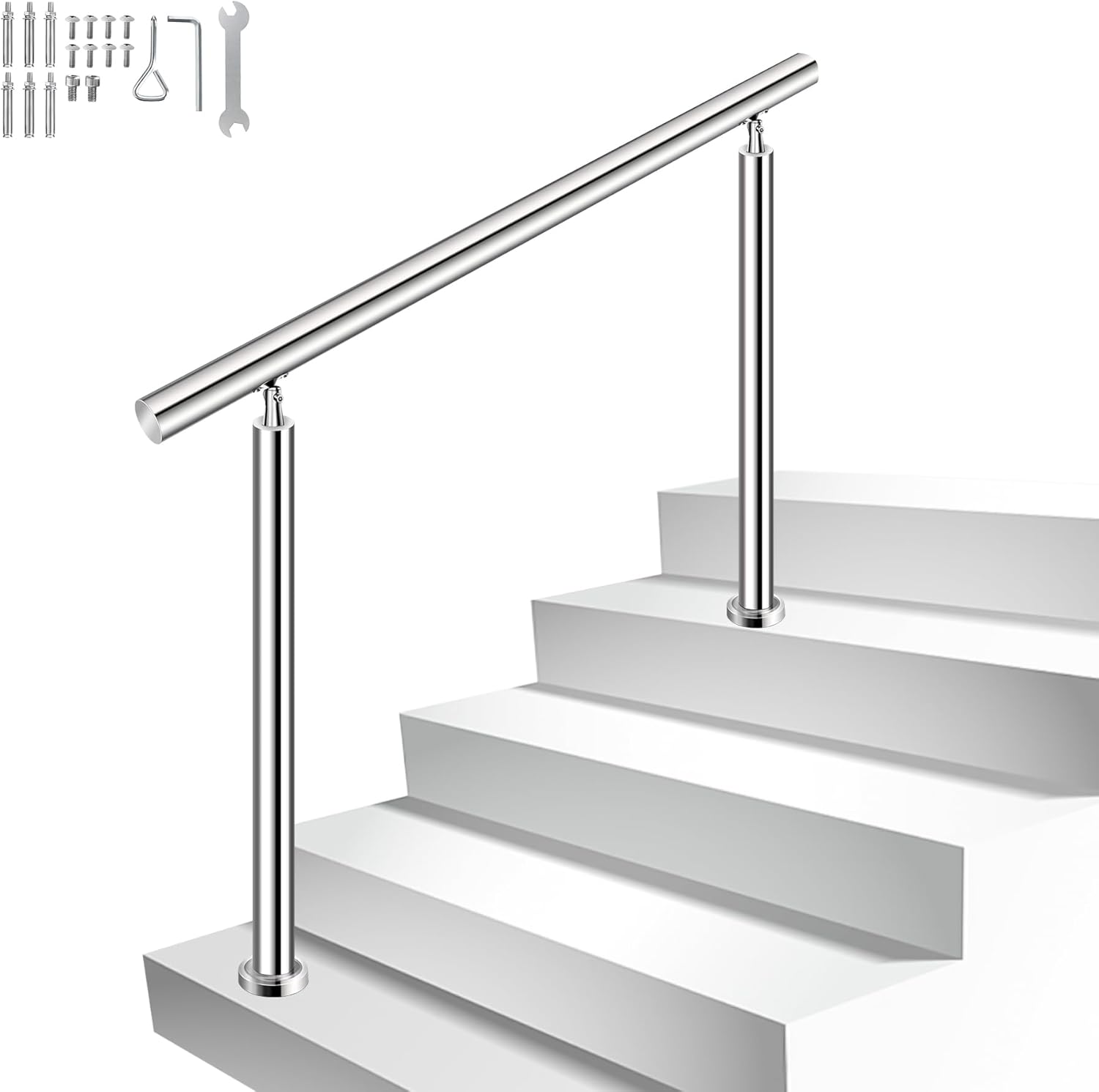 Migoda 304 Stainless Steel Handrail for Deck Stairs Indoor Outdoor ...