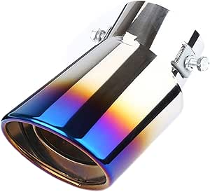 Amazon | スズキ ハスラー2代目hustler2代目 MR52S MR92S に適用テールスロート ステンレス鋼 マフラーカッター テールスロート マットブラック 車の排気 排気管 ...