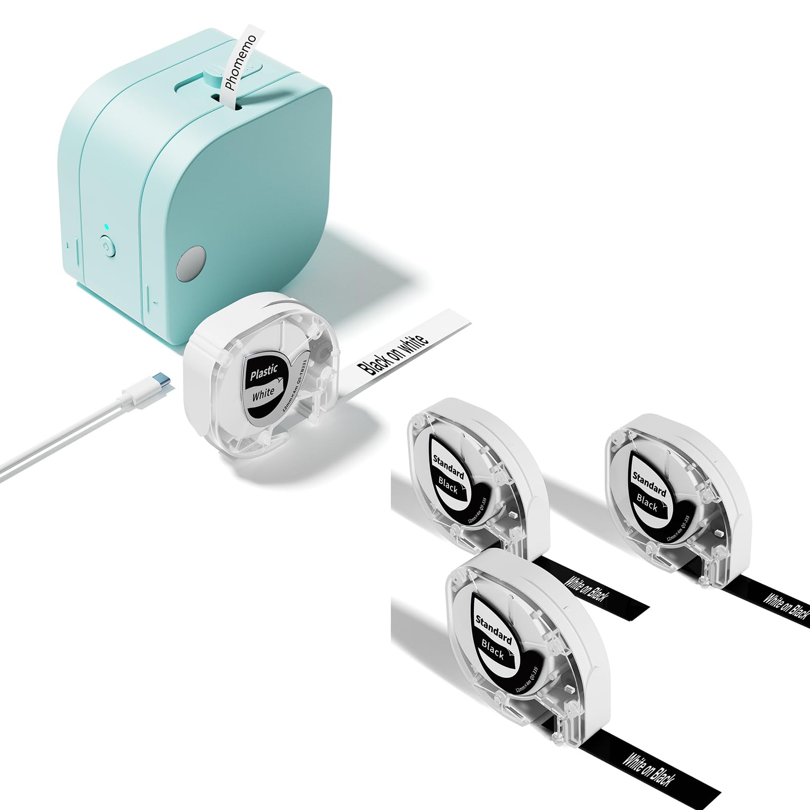 Amazon.com : Phomemo P12 Pro Label Maker Machine with Tape, Mini ...