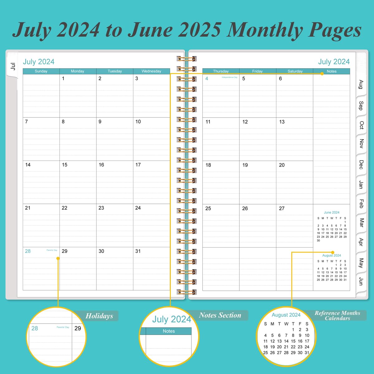Snapklik.com : 2024-2025 Appointment Book & Planner - A5 Daily Hourly ...