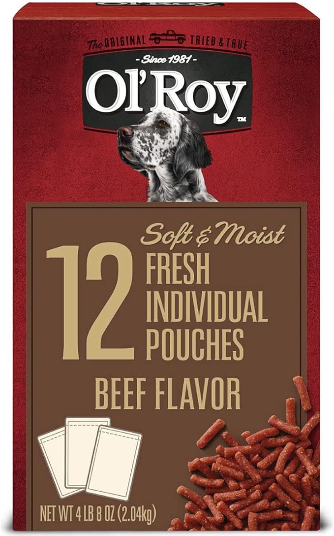 Ol' Roy Soft & Moist Beef Flavor Dog Food 72 oz. Box : Amazon.ca: Pet ...