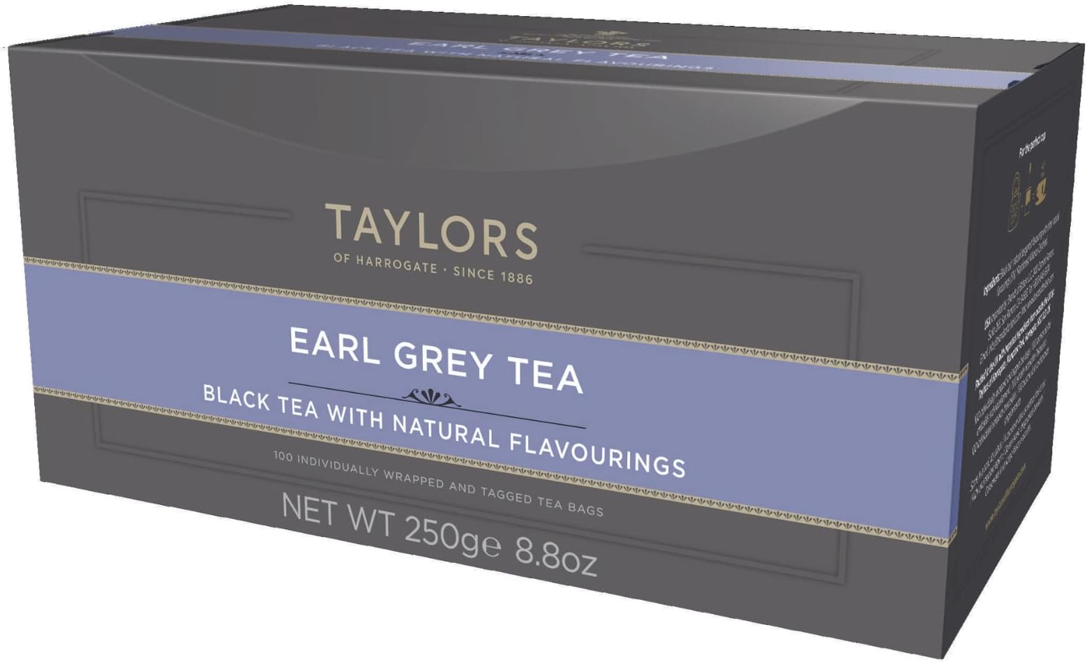 Amazon.com : Taylors of Harrogate Earl Grey, 100 Count (Pack of 1 ...
