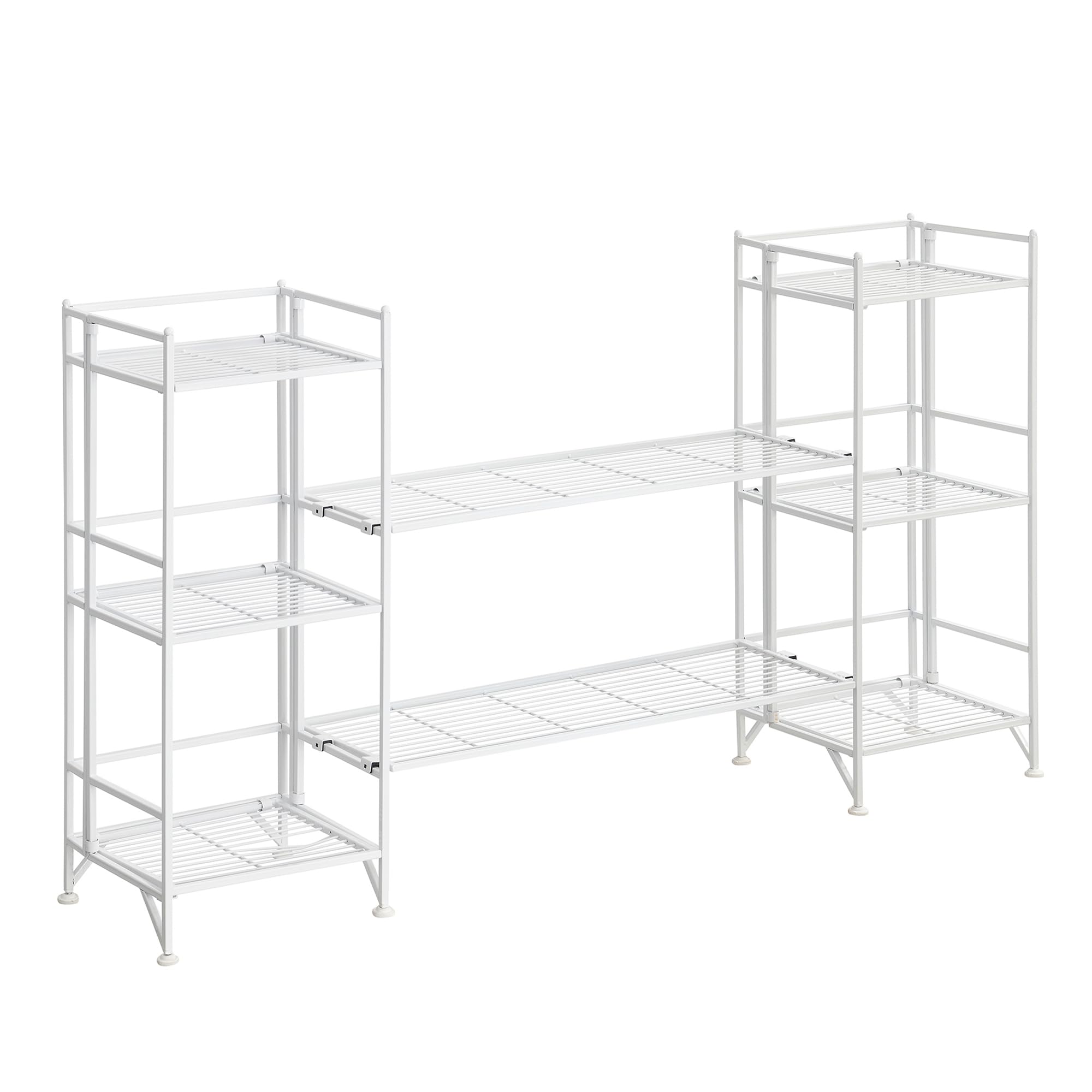 Amazon.com: Convenience Concepts Xtra Storage 3 Tier Folding Metal ...