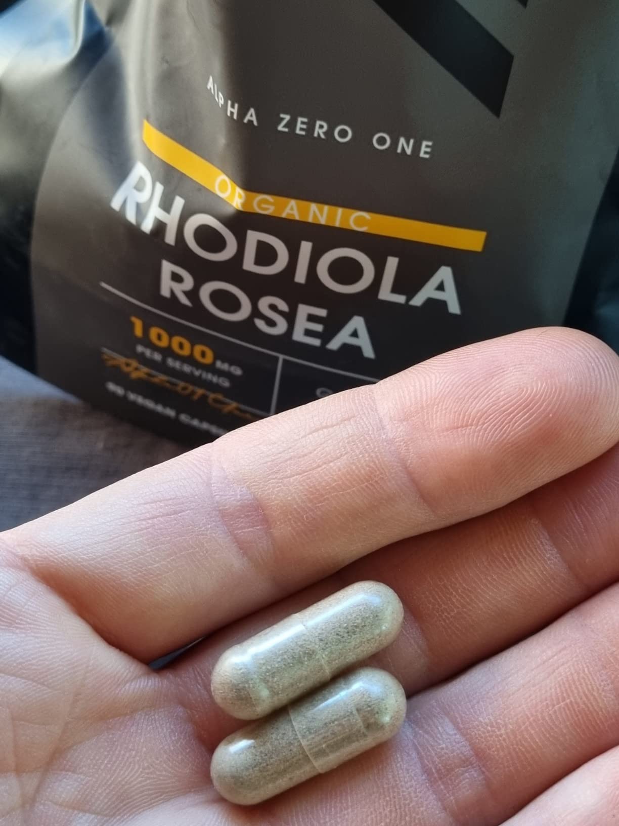 Organic Rhodiola Rosea 1000mg – High Strength Golden Root Supplement ...