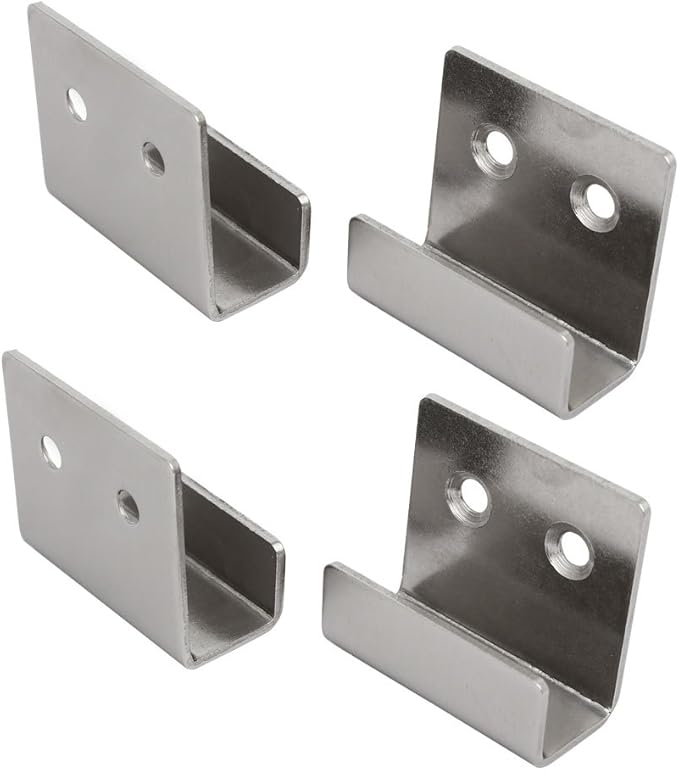 Amazon.com: uxcell Tile Display Stainless Steel Wall Hanger Bracket ...