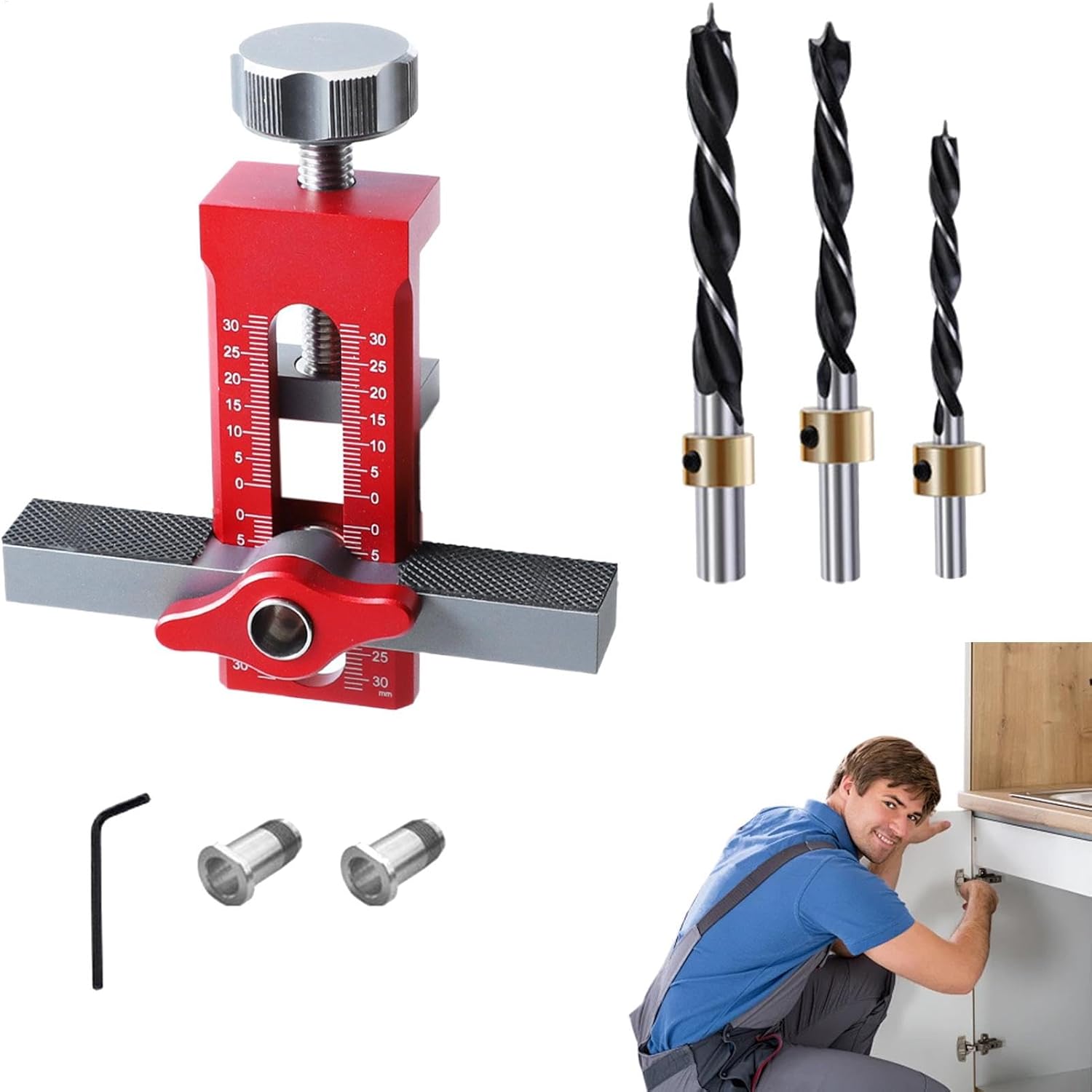 Cabinet Door Mounting Jig, Heavy Duty Cabinet Installation Tools ...