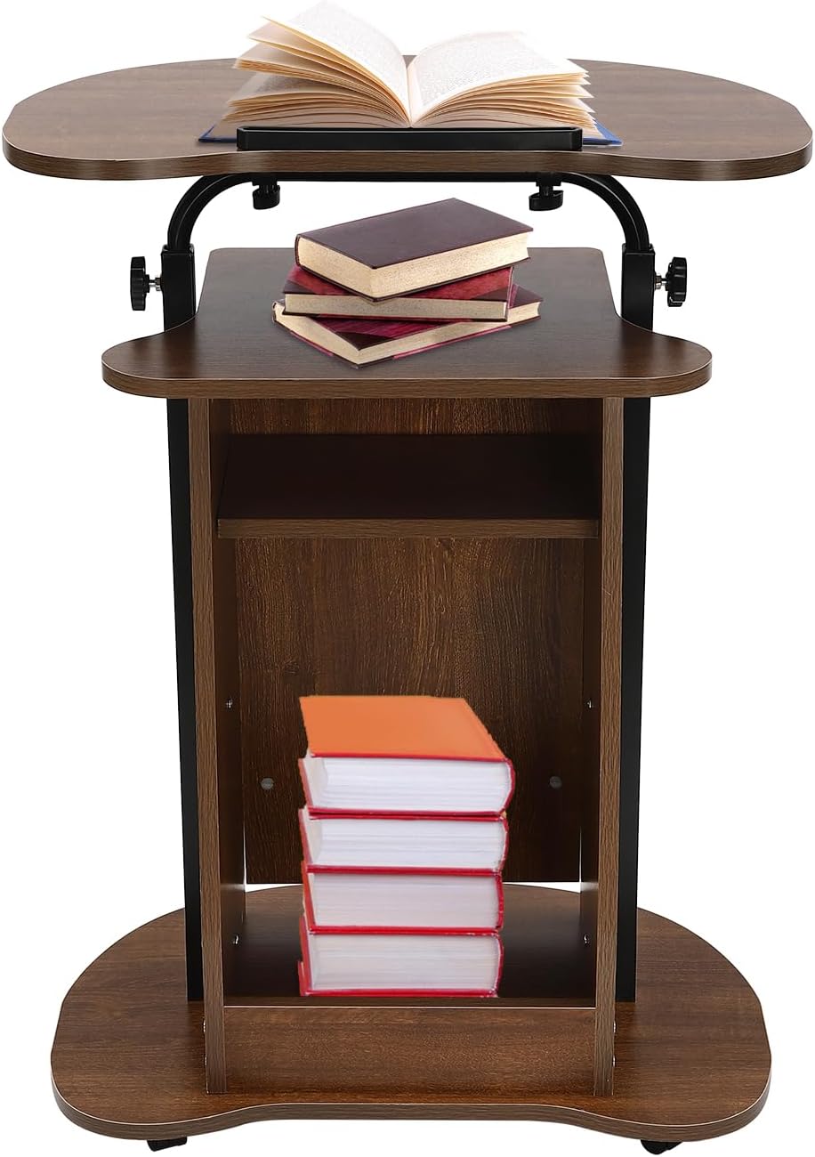 Amazon.com: JAJADAH Presentation Stand, Mobile Height Adjustable Church ...
