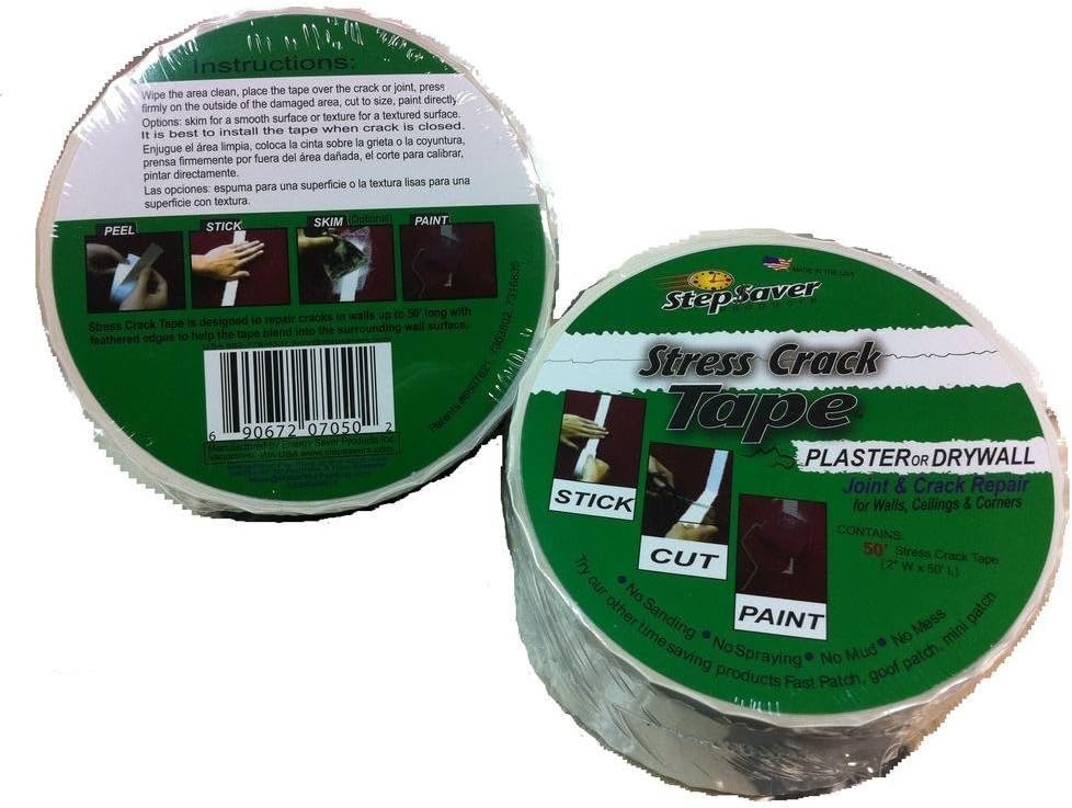 Stepsaver Products Self Adhesive Stress Crack Tape (1.25'' x 12 ...