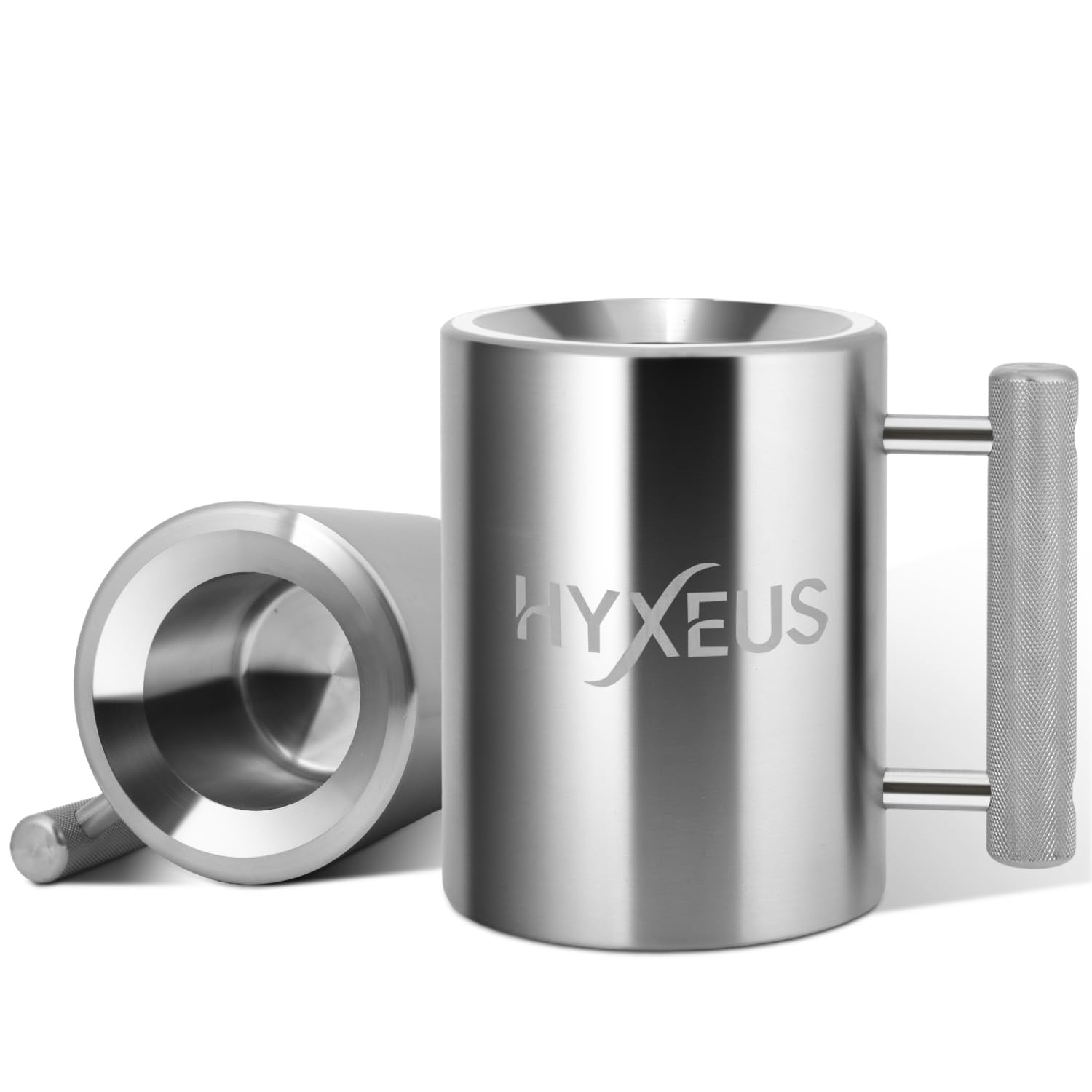Snapklik.com : HYXEUS Heavy Duty Stainless Steel Dumbbell Cup-14KG ...