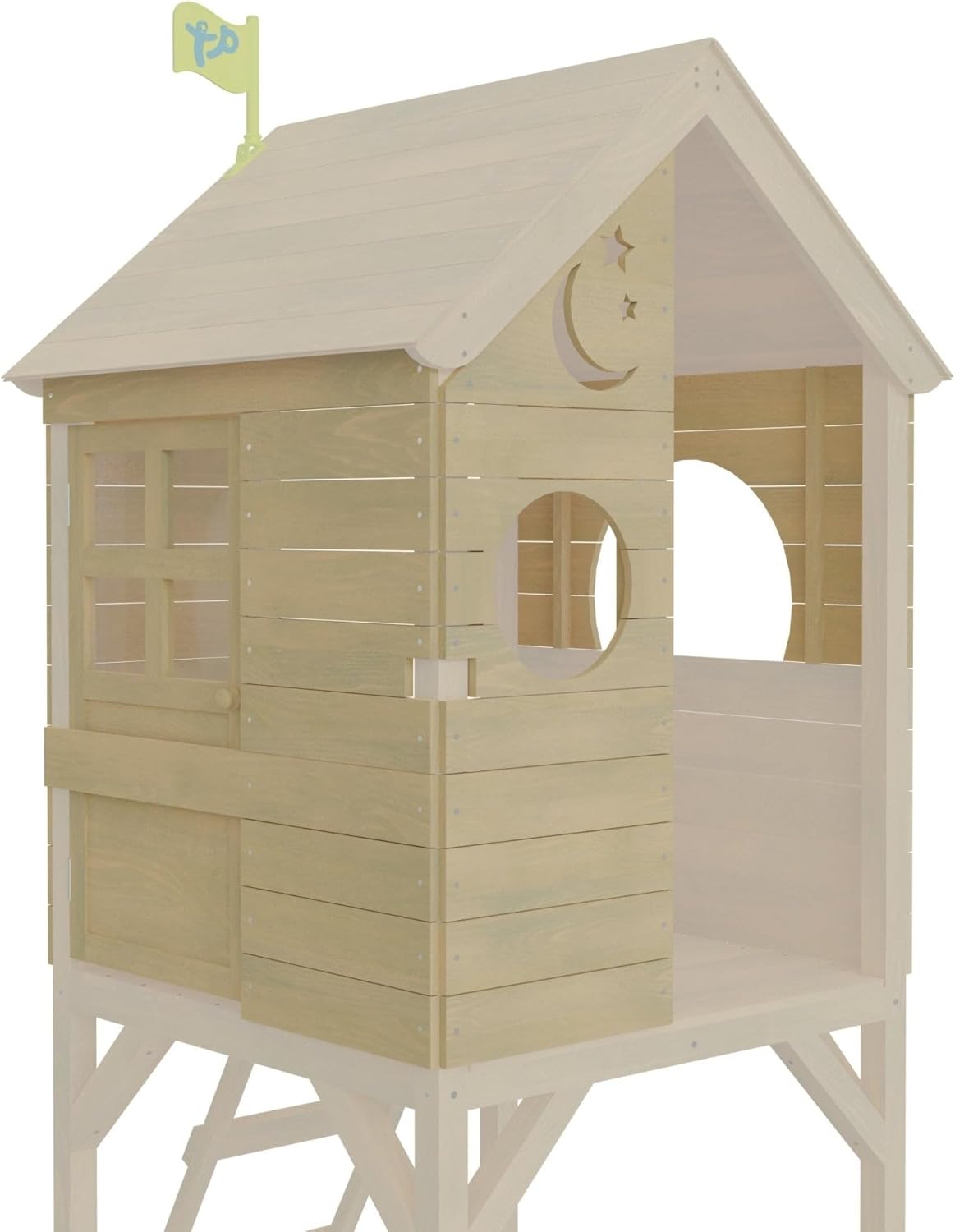 TP Toys Treehouse Wooden Play Tower Wooden Panels - FSC Certified ...