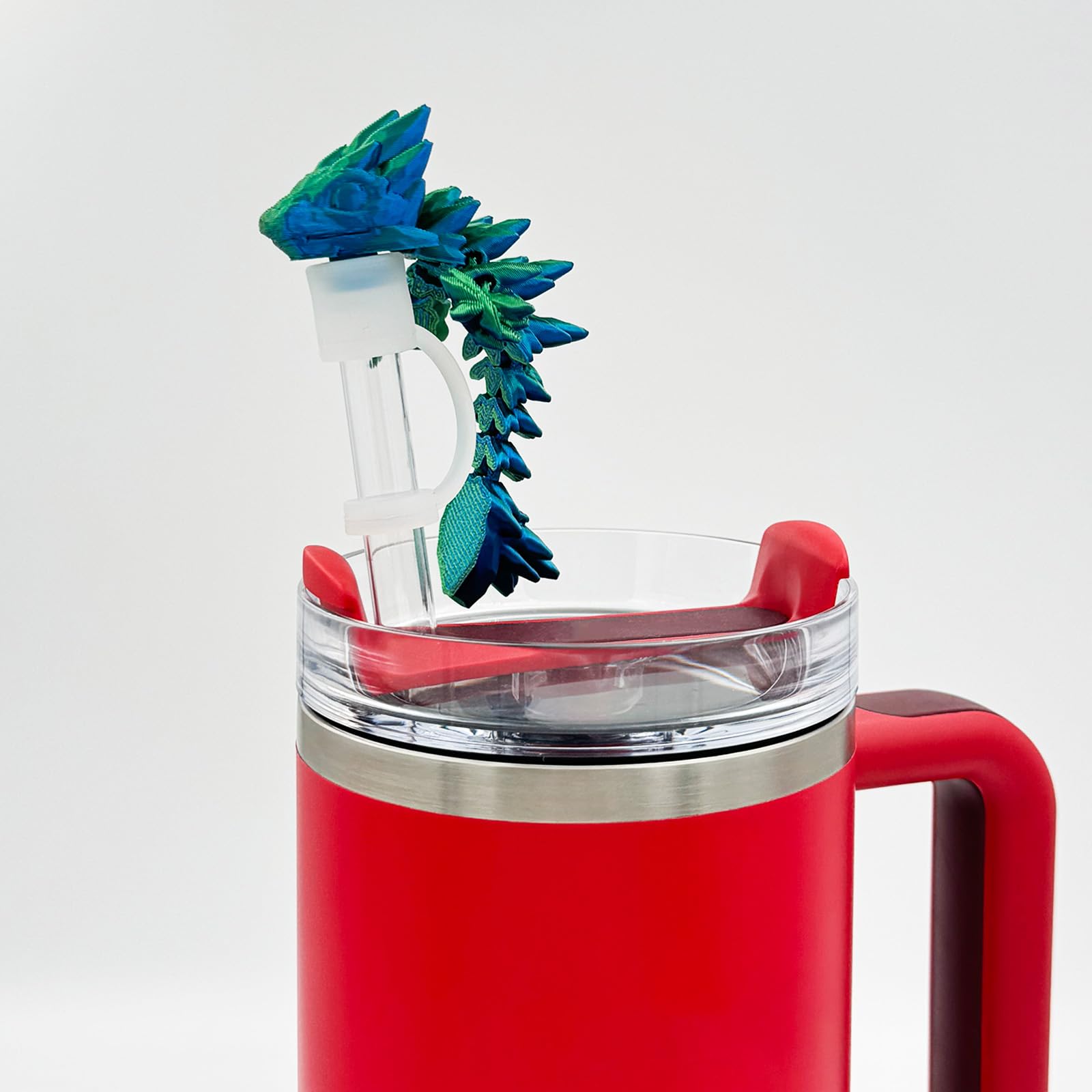 Amazon.com: MITCHENIFY Dragon Straw Cover Cap Compatible with Stanley ...