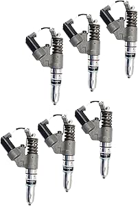 Amazon.com: Tenlioshun 6pcs Fuel Injector 3411753 3411753RX Compatible ...