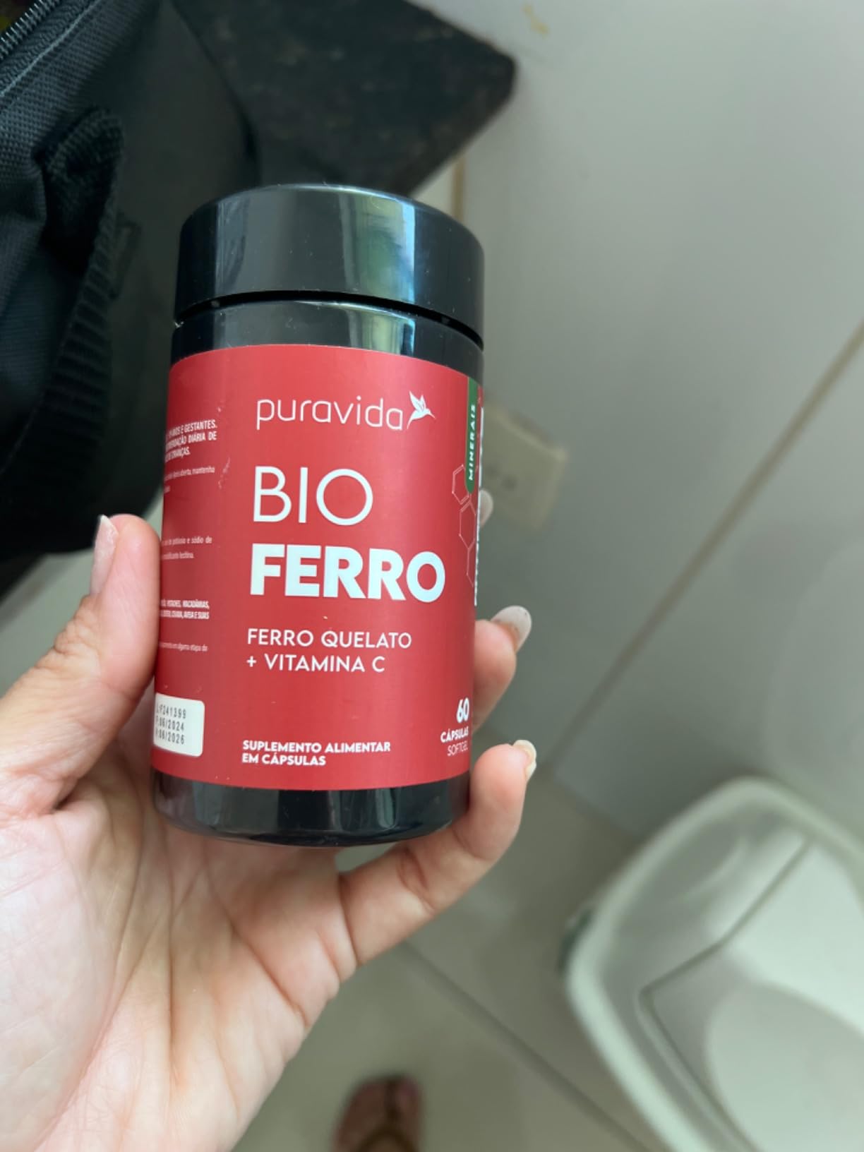 Bio Ferro - Ferro Quelato + Vitamina C | 60 Cápsulas Softgel | Amazon ...