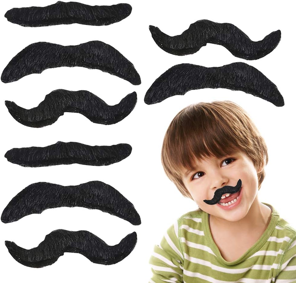 Amazon.com: ArtCreativity Realistic Fake Mustache Set (Bulk Pack of 36 ...
