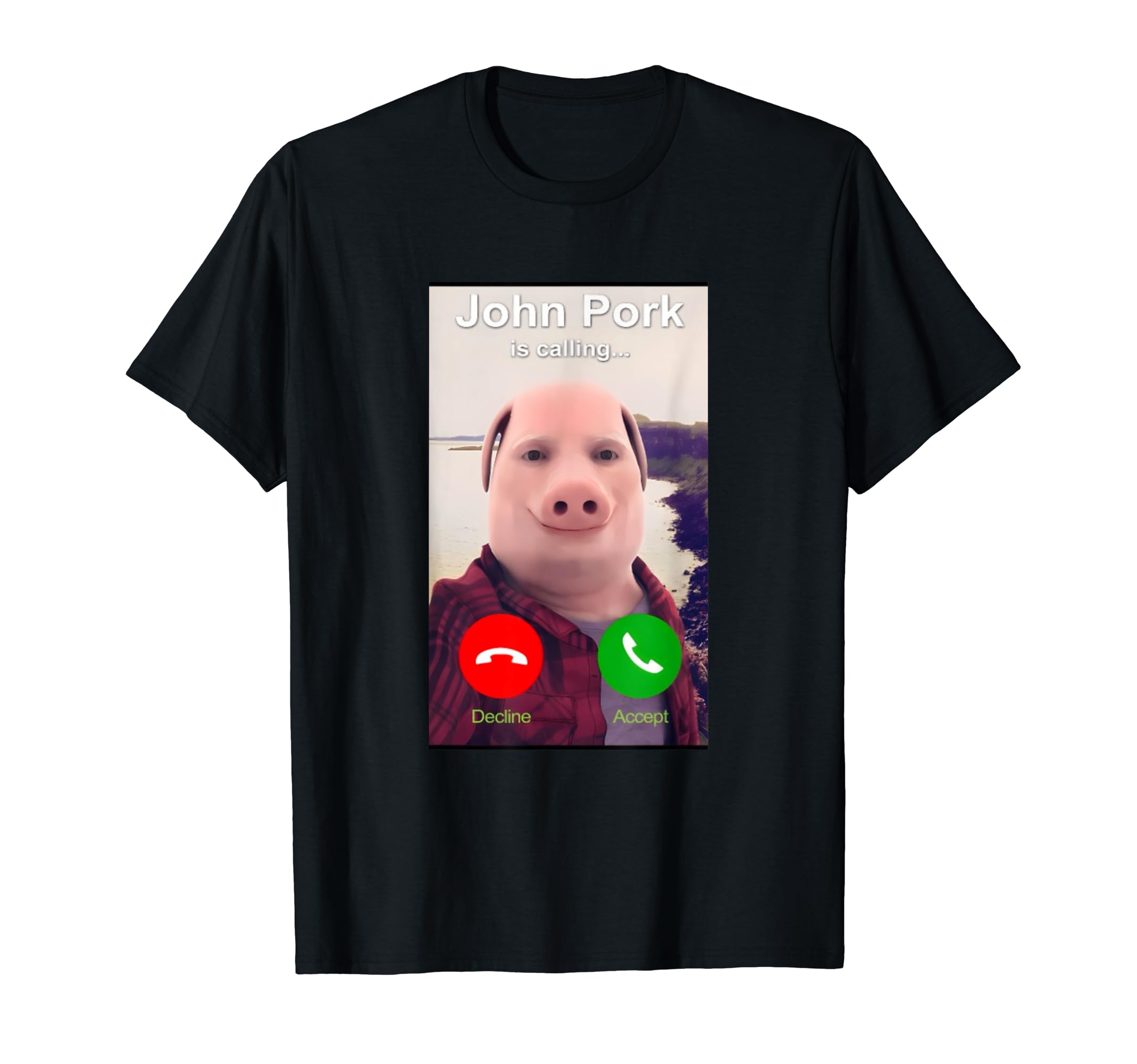 I Heart John Pork Funny Genz Meme T-Shirt : Amazon.co.uk: Fashion