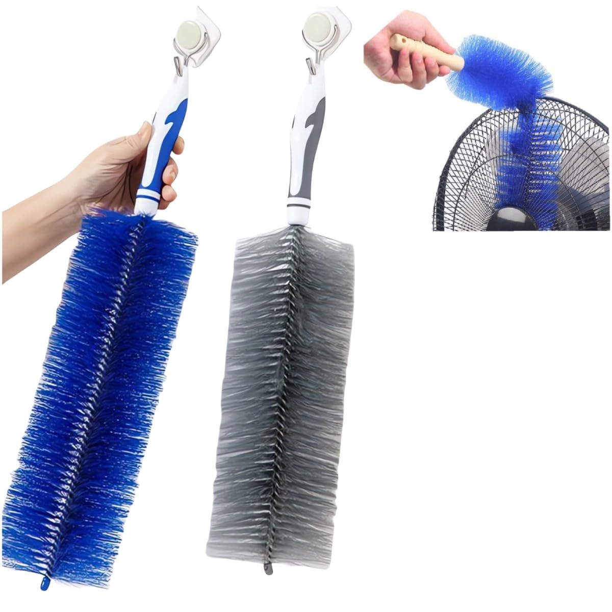 Amazon.com: 2024 New Flexible Fan Dusting Brush (Non-disassembly ...