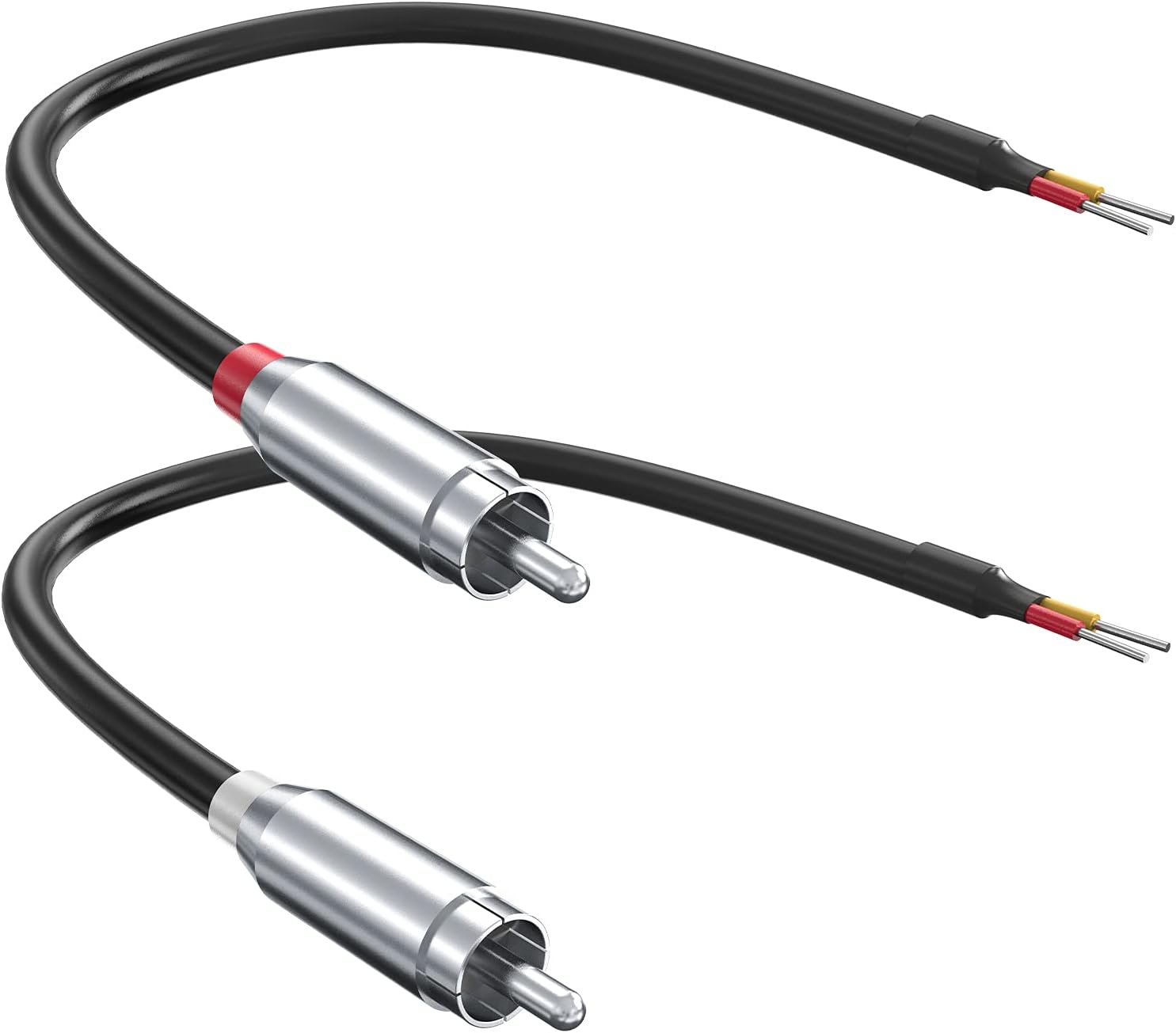 Amazon.com: RCA to Speaker Wire, Ancable [18AWG 1-Feet] 2-Channel Heavy ...