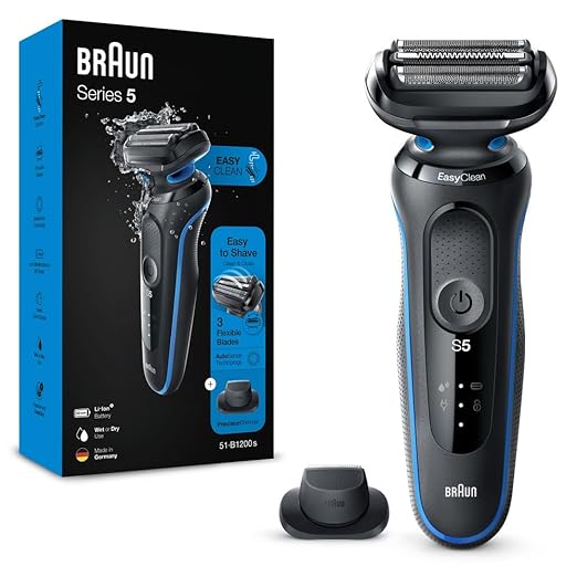 Amazon.com: Braun Series 5 5018s Rechargeable Wet & Dry Men's Electric ...