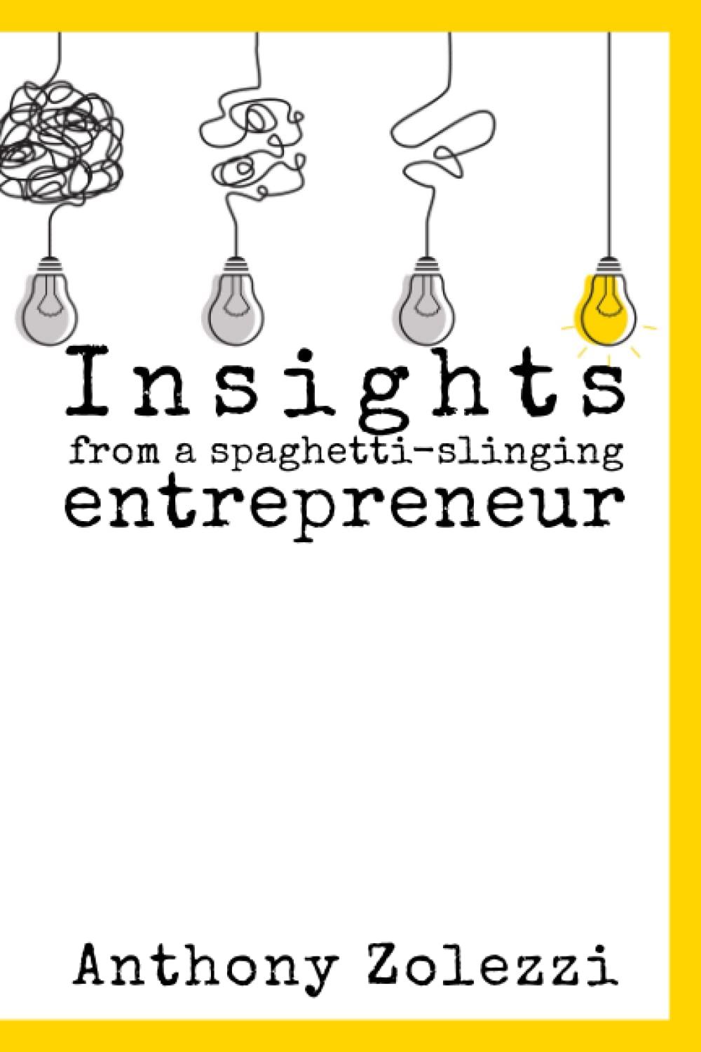 Insights from a spaghetti-slinging entrepreneur: Zolezzi, Anthony ...