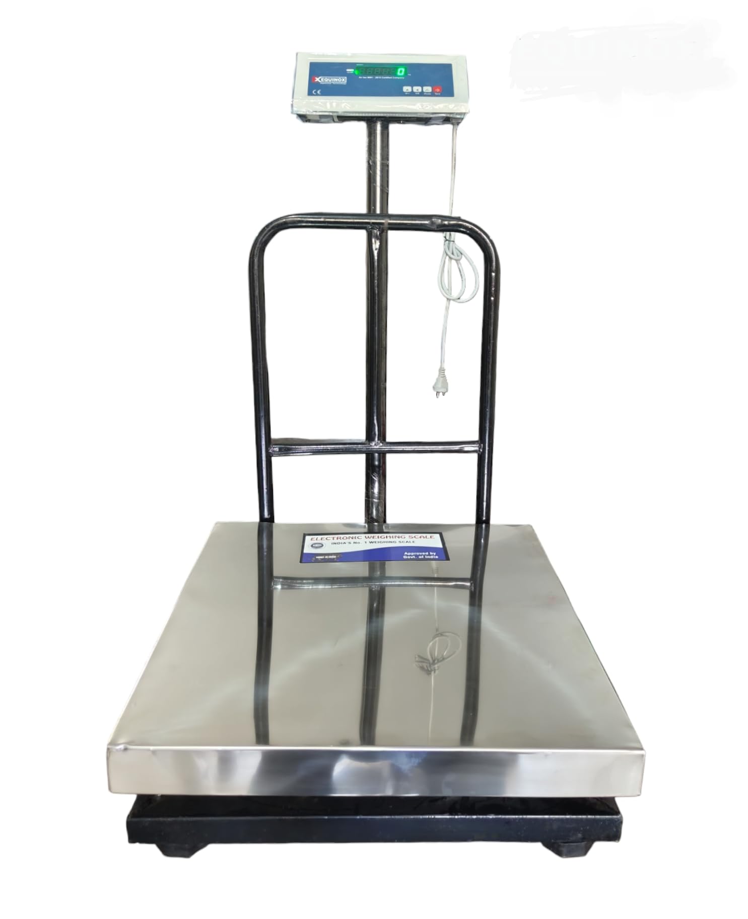 EQUINOX Electronic Platform Weighing Scale 250kg Capacity 20g Accuracy ...