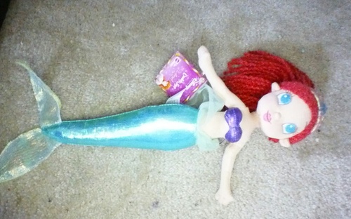 Amazon.com: Disney Little Mermaid 16" Ariel Rag Doll : Toys & Games