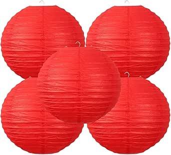 Buy The Decor Affair Round Chinese Japanese Paper Lantern Hanging Paper Lanterns Metal Frame for ...